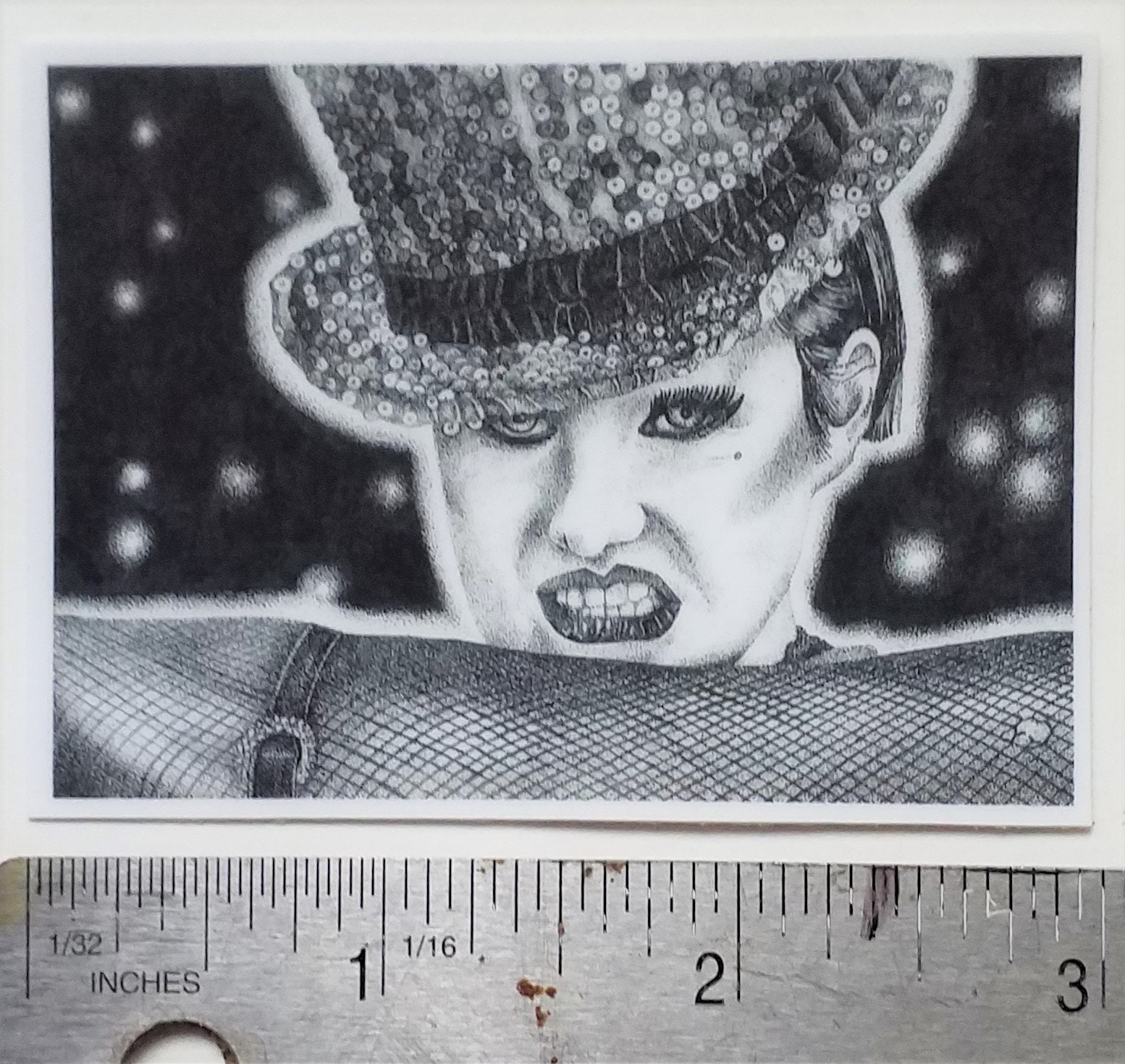 STICKER Hand Drawn COLUMBIA RHPS Single Sticker, 2.5" X 3" Rocky Horror ...