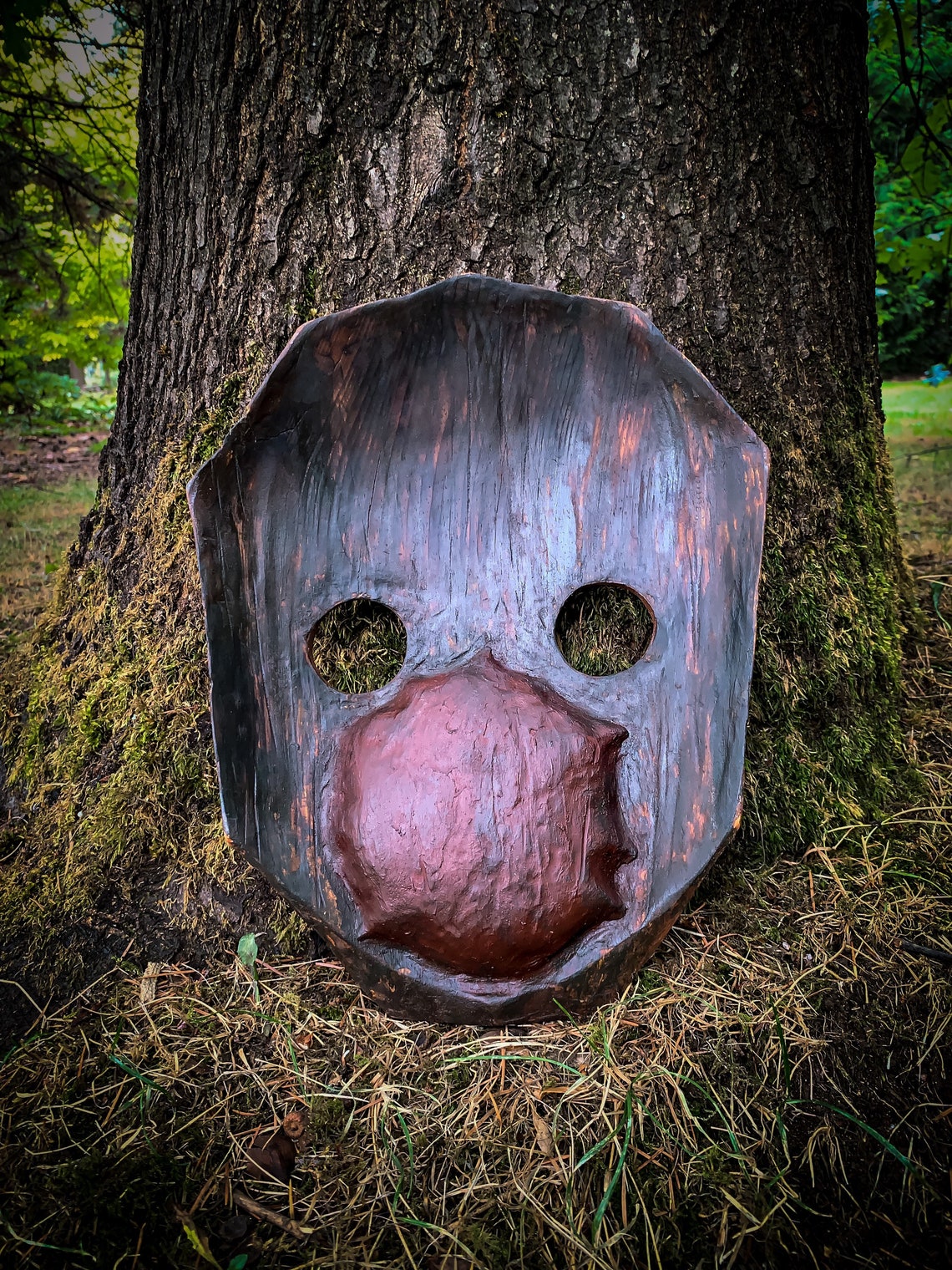 Wooden Redead spooky Mask // Ocarina of Time the Legend of - Etsy