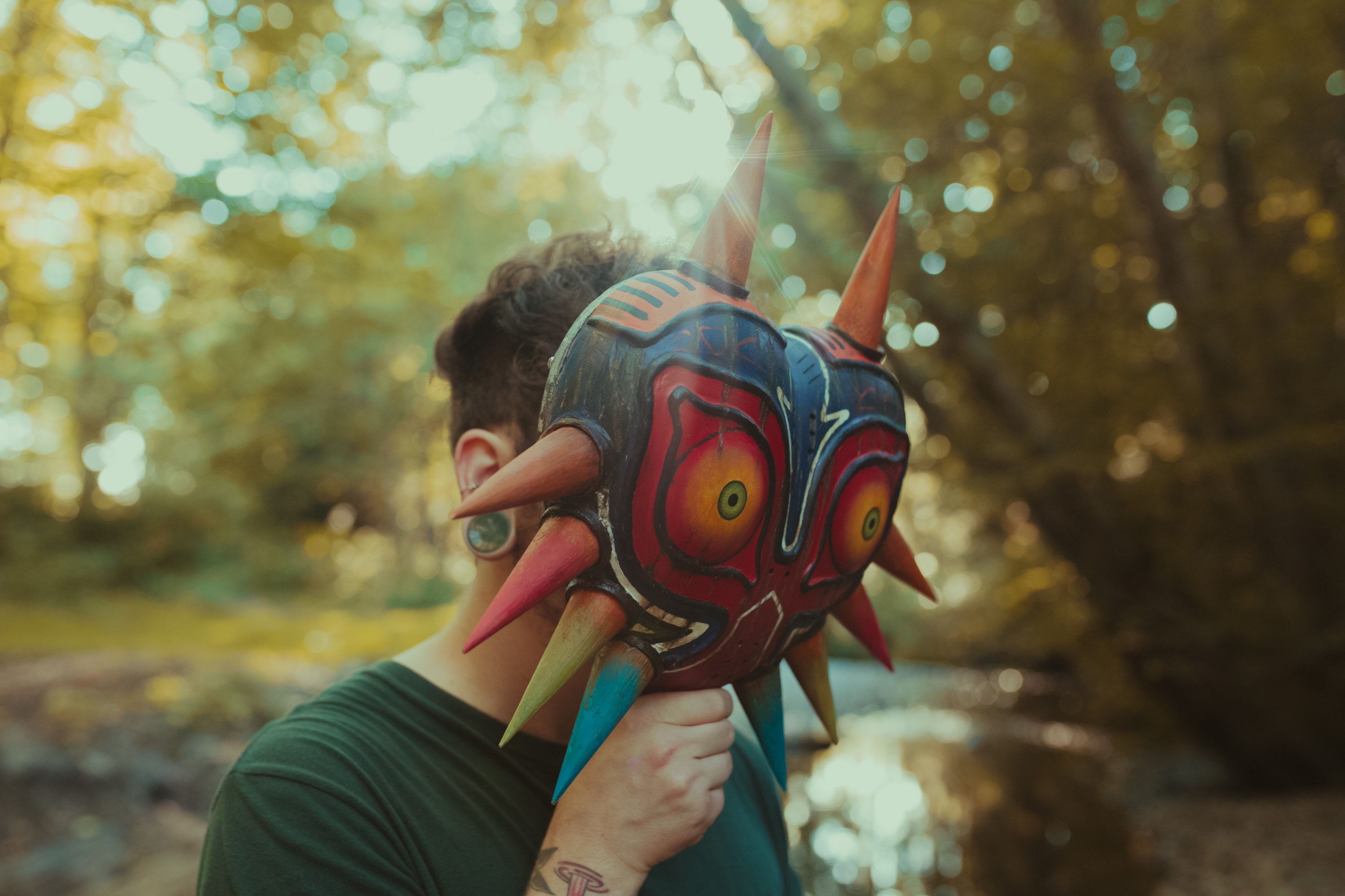 Hand Carved Wooden Transformation Masks: Deku Goron Zora & | Etsy UK