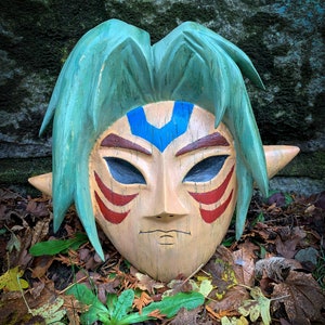 Wooden Fierce Deity Mask Replica // the Legend of Zelda - Majora’s Mask ...