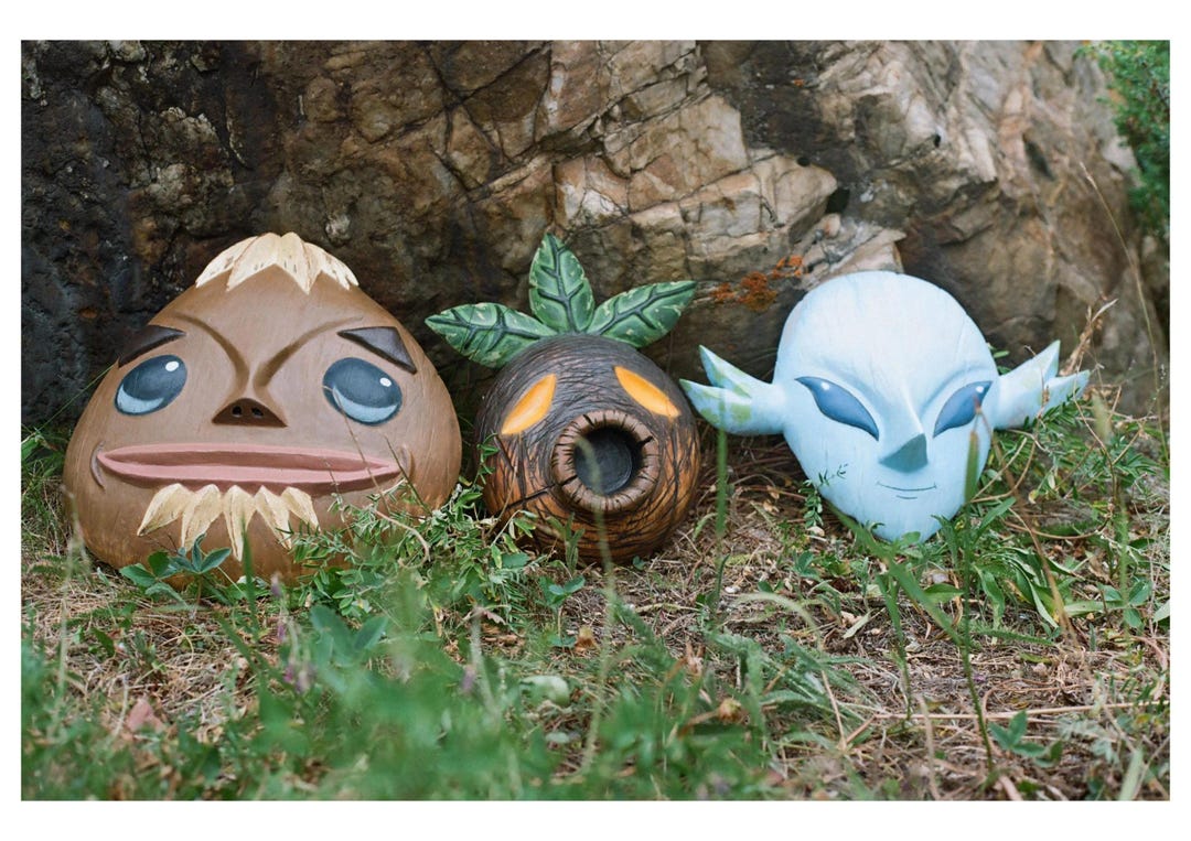 Hand Carved Wooden Transformation Masks: Deku, Goron, Zora & Majoras ...