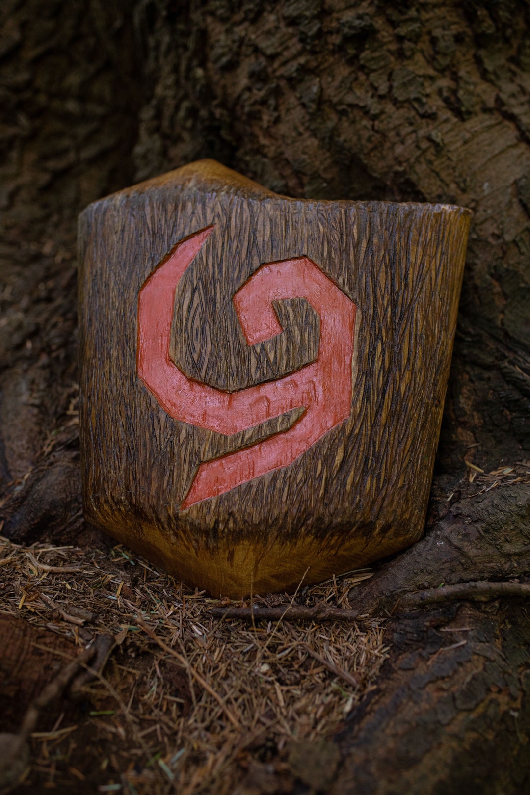 Deku Shield Wooden Replica // the Legend of Zelda - Ocarina of Time ...