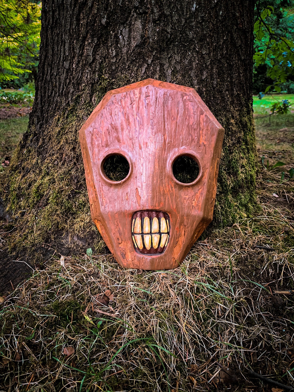 Wooden Redead spooky Mask // Ocarina of Time the Legend of - Etsy