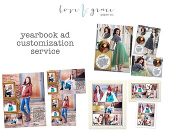 Senior yearbook ad | Etsy