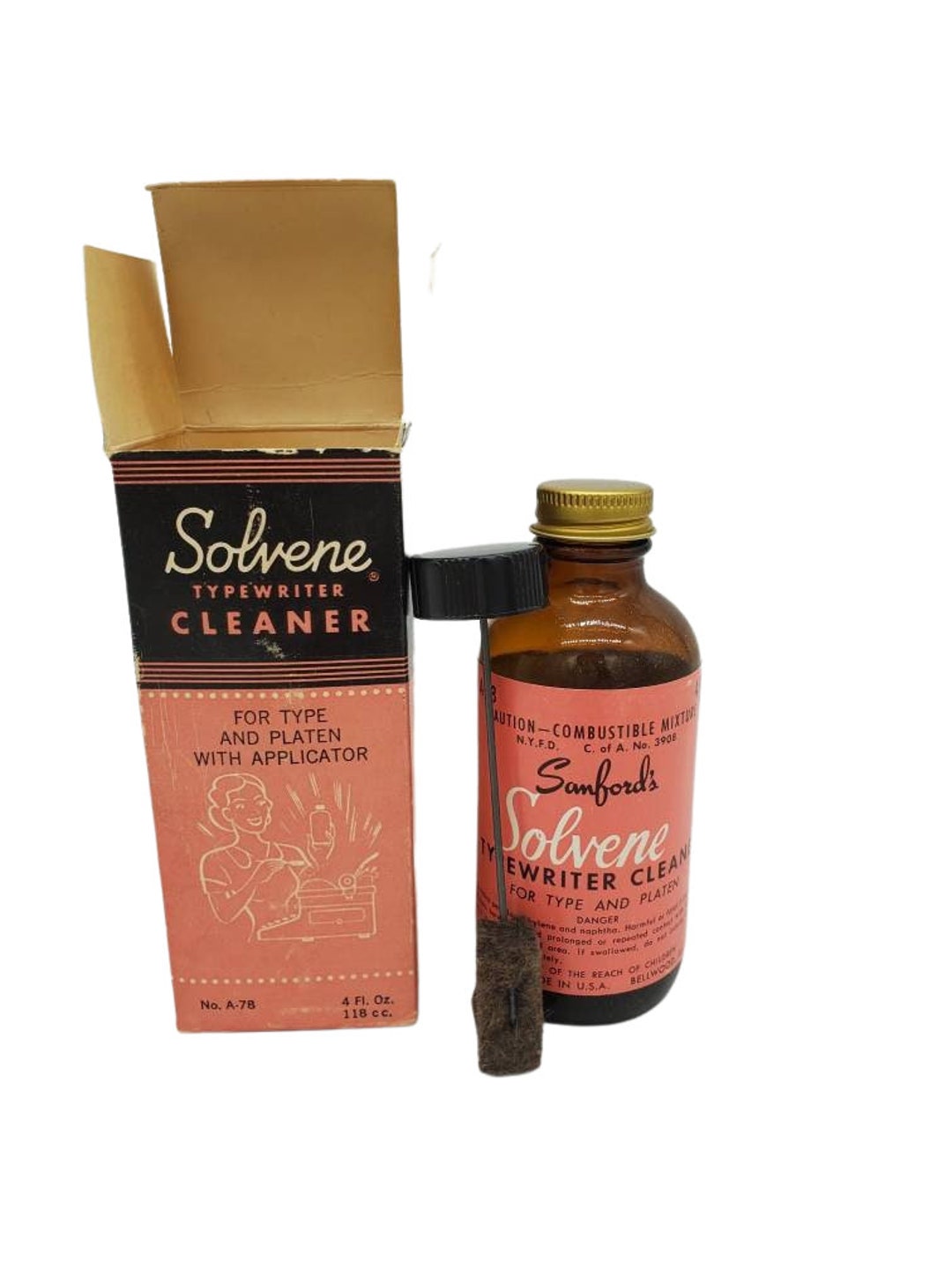 Vintage Solvene Typewriter Cleaner Typewriter Cleaner in - Etsy UK