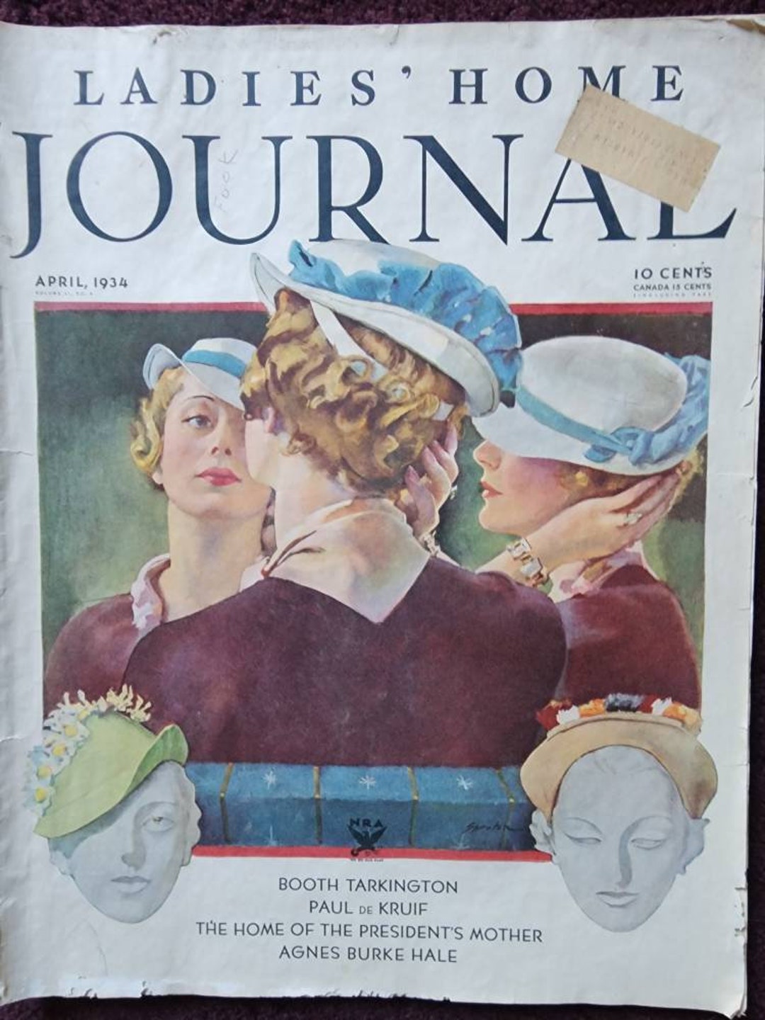 Vintage Ladies Home Journal Magazine / 1934 Magazine / Ephemera - Etsy