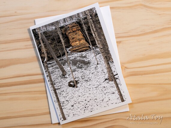 Forest Shrine Blank Nature Spirit Greeting Card. Nature - Etsy