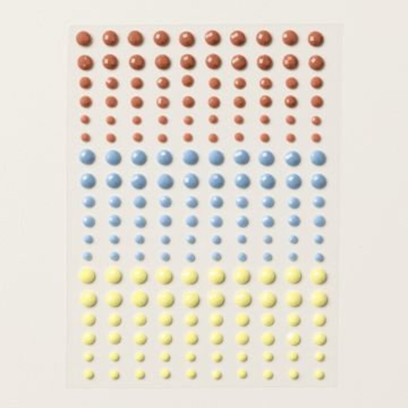 Stampin up Gems Adhesive Backed Your Choice of Design Color Shape - Etsy