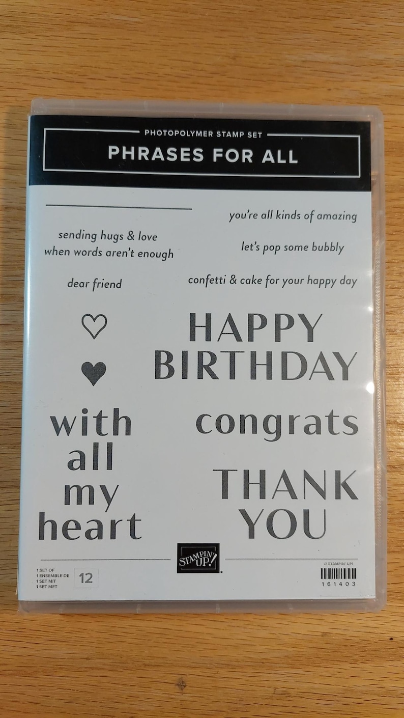 Stampin up Photopolymer Stamp Sets Gently Used Your Choice - Etsy