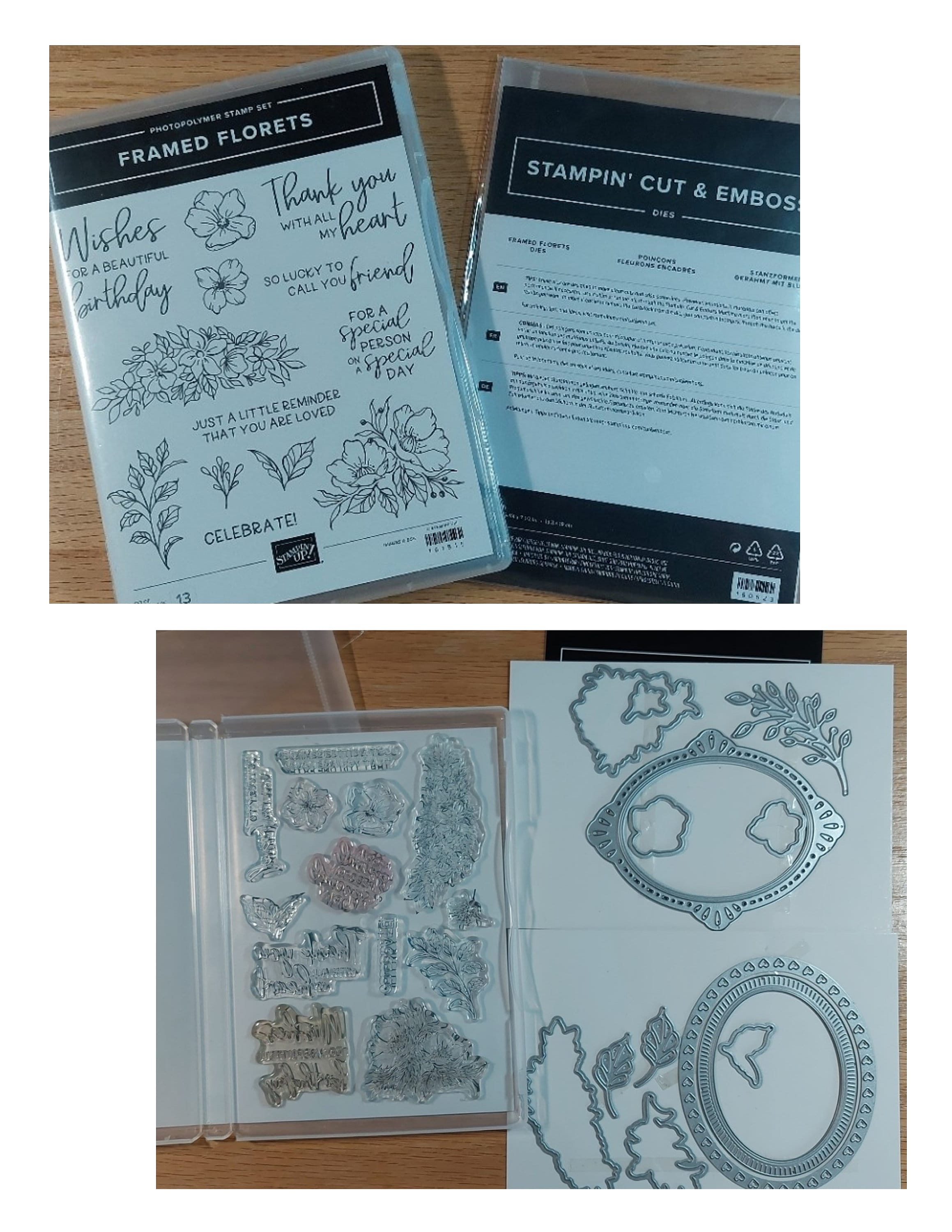 Stampin up Photopolymer Stamp Sets and Dies New and Gently Used Your ...