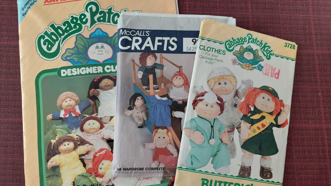 Cabbage Patch Kids Clothing Patterns Xavier Roberts - Etsy