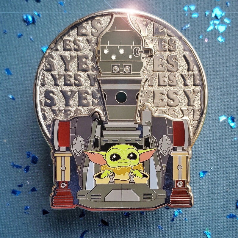 Grogu Enamel Pin - Etsy