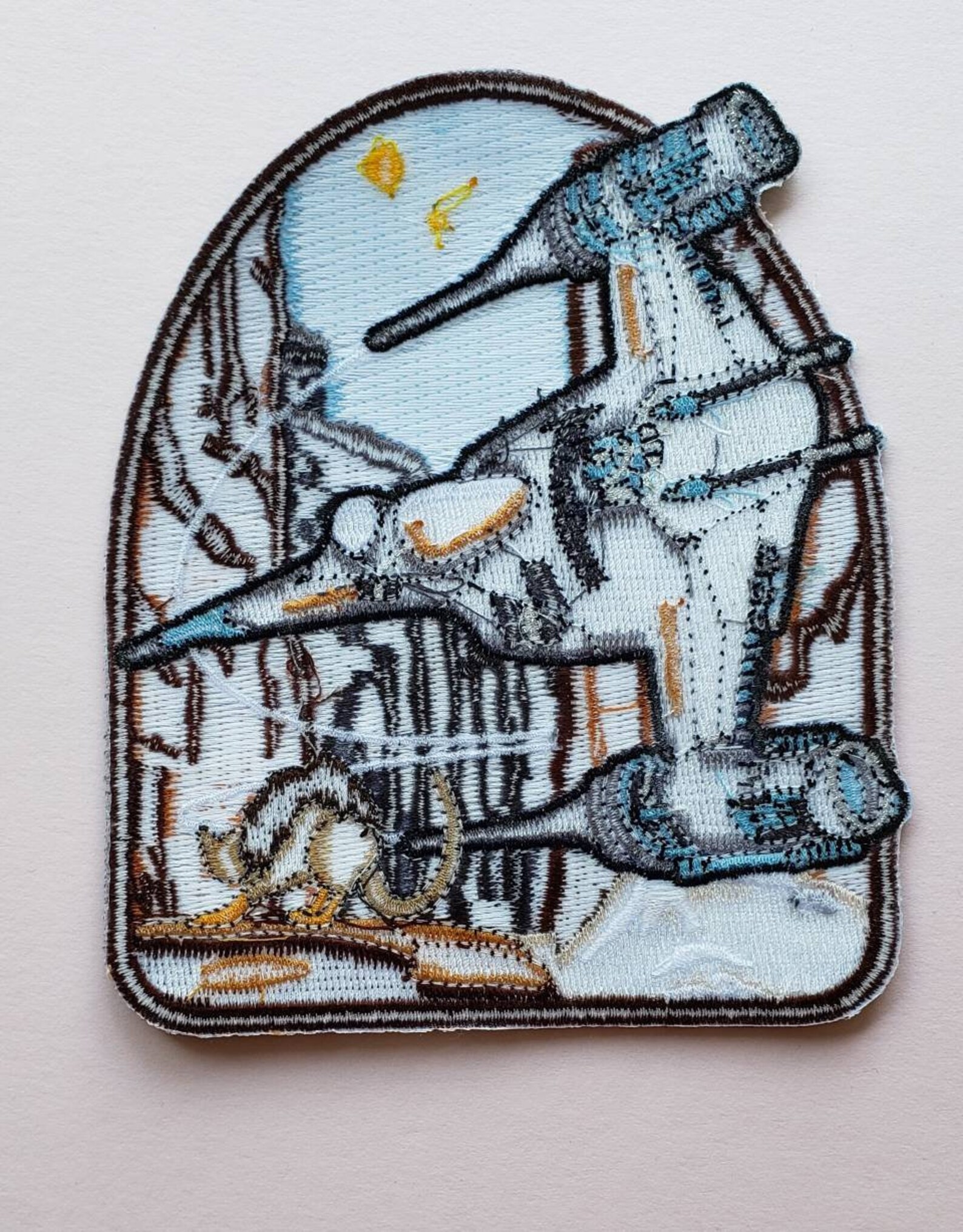 Mandalorian Hot Rod Embroidered Patch - Etsy