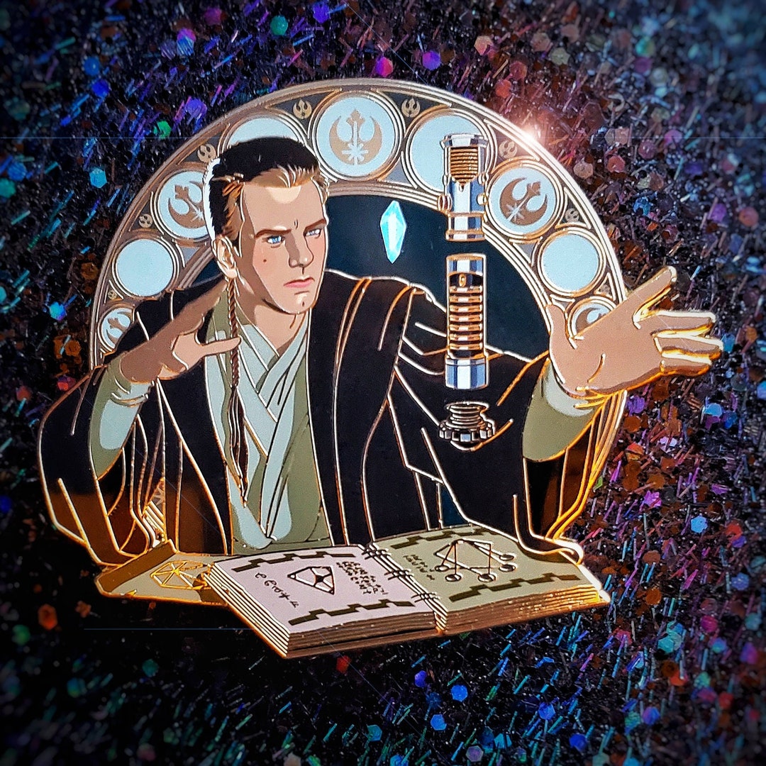 Building His Lightsaber Padawan Obi-wan Premium Enamel Pin - Etsy