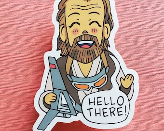 Hello There Obi-wan Meme Sticker - Etsy