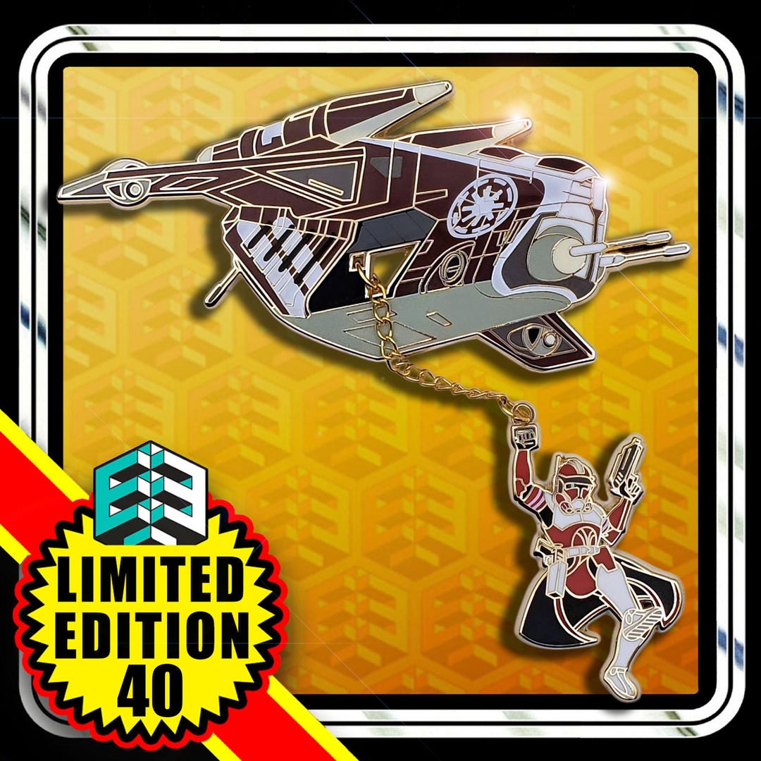 Republic Gunship Commander Fox Dangle Pin - Etsy