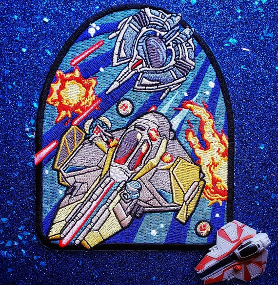 Jedi Starfighter Embroidered Patch - Etsy