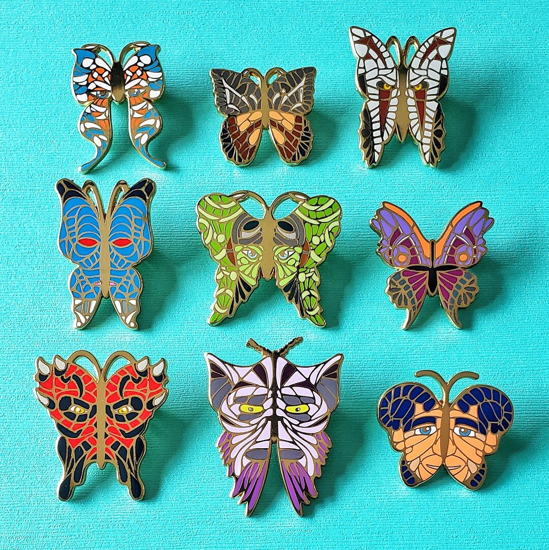 Rebels Butterfly Enamel Pins - Etsy