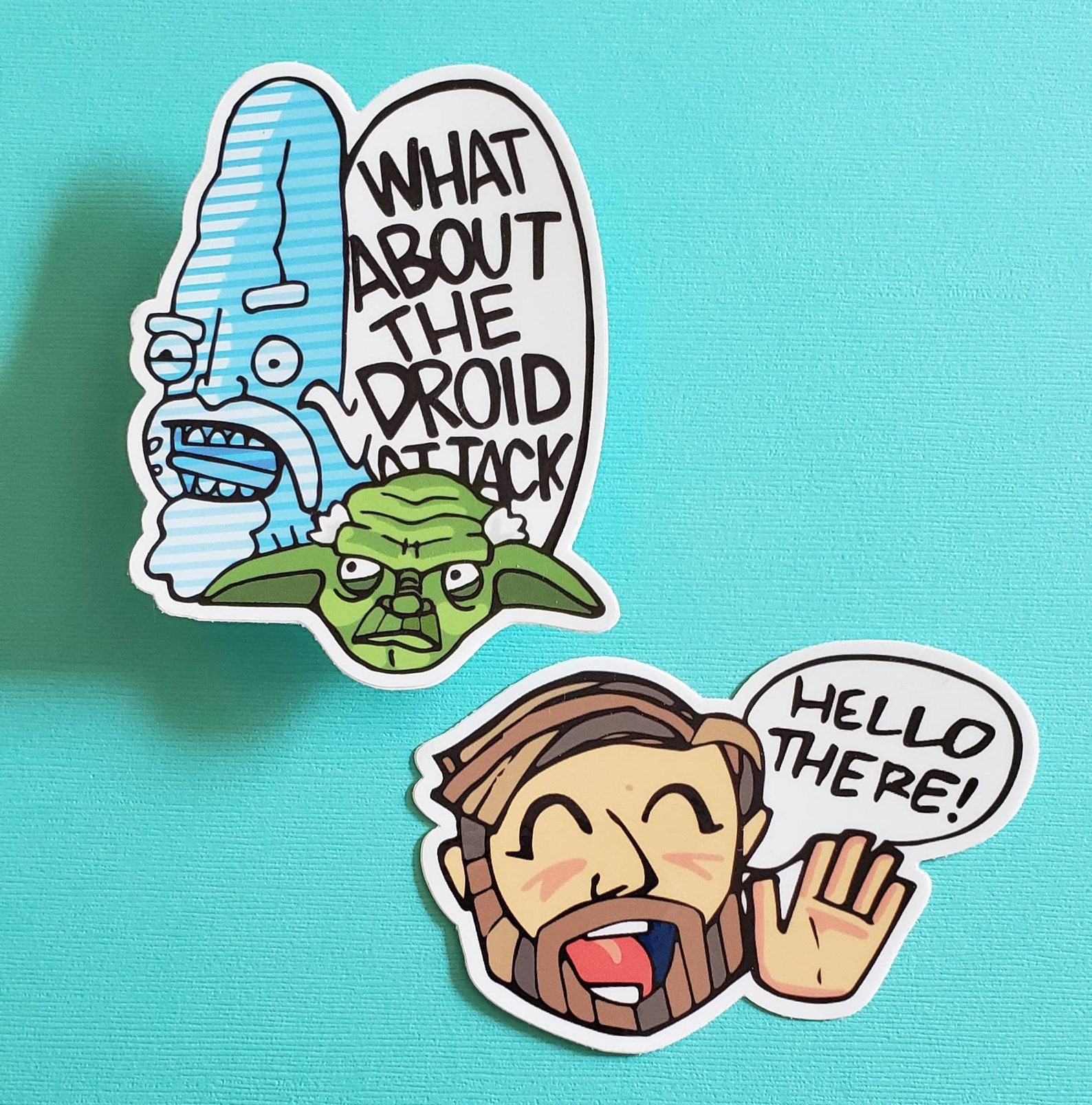 Hello there Obi-Wan meme Sticker | Etsy