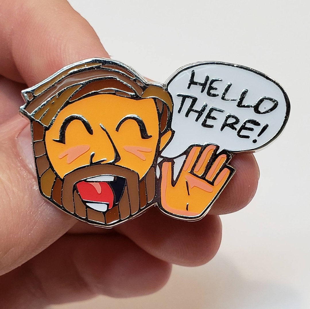 Hello There! Obi Wan Meme Pin - Etsy