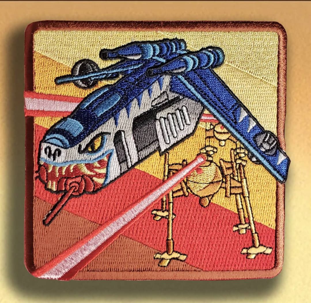 Republic Gunship Tiger Shark Embroidered Patch - Etsy