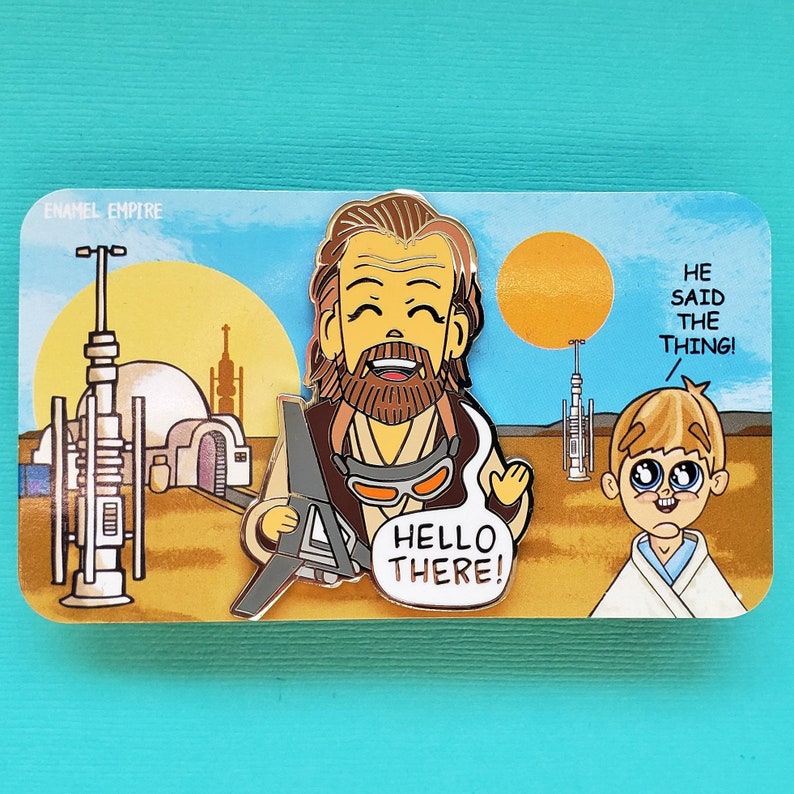 Hello There Obi Wan Meme 2 Pin - Etsy