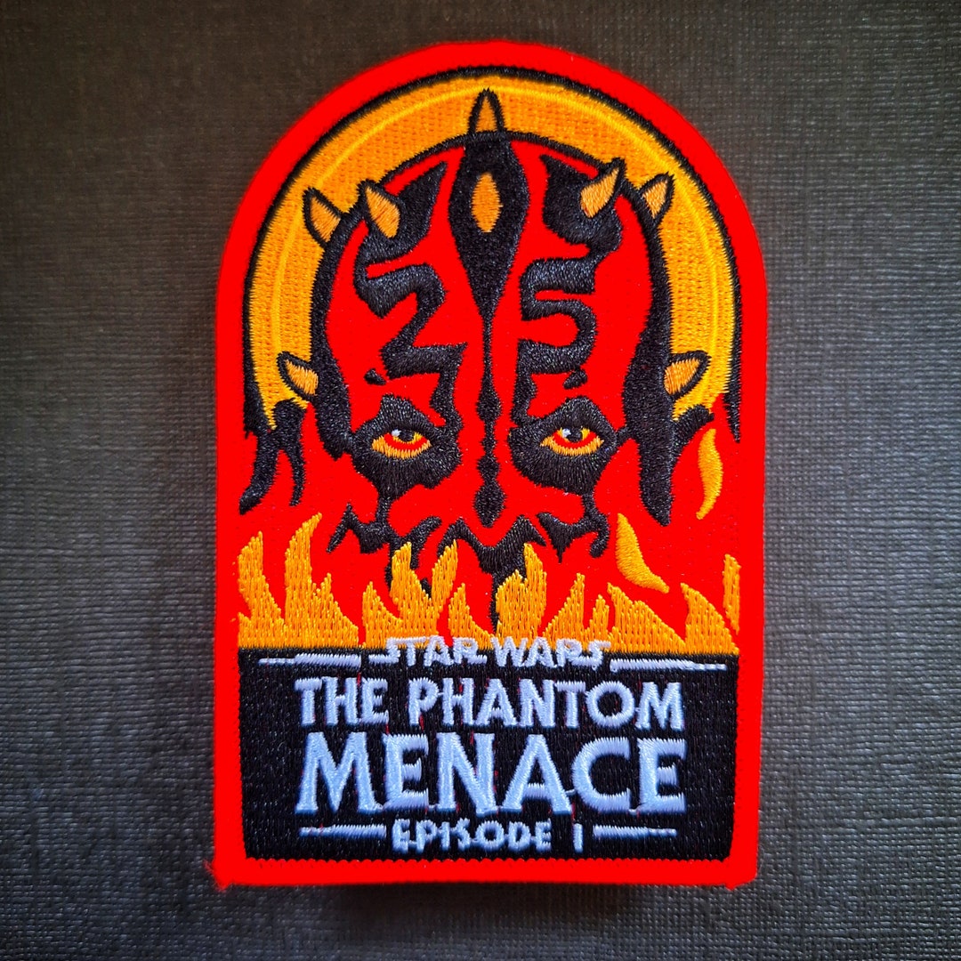 Phantom Menace 25th Anniversary Embroidered Patch - Etsy