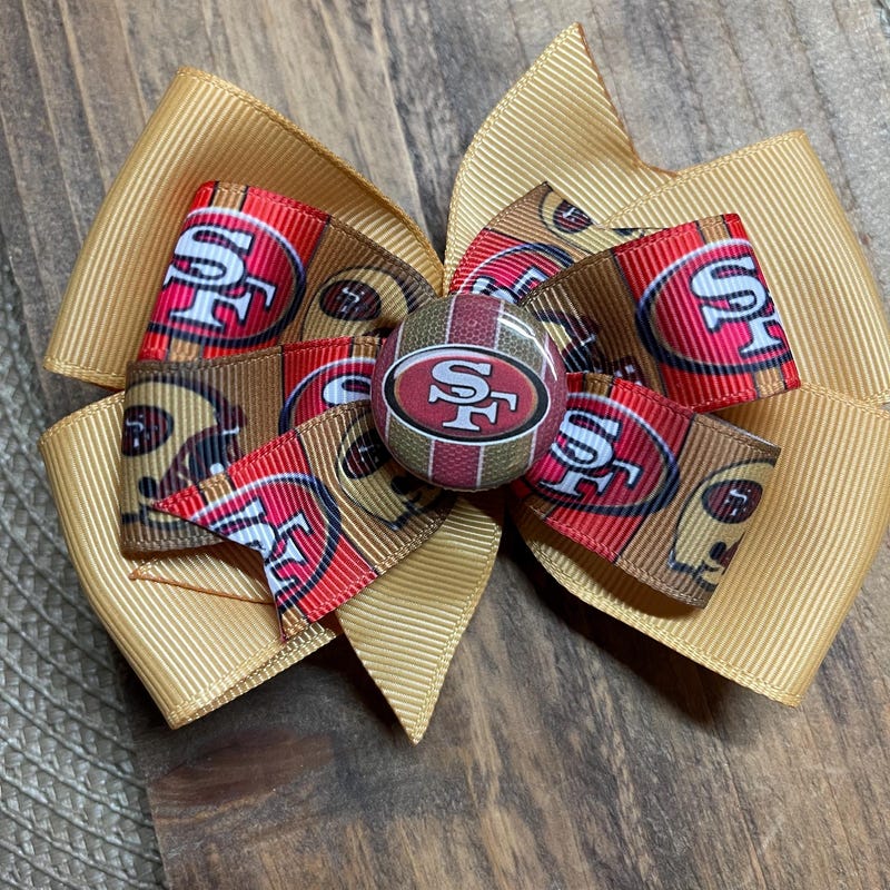 49ers Hair Bow - Etsy