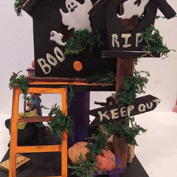 Halloween Birdhouse - Etsy