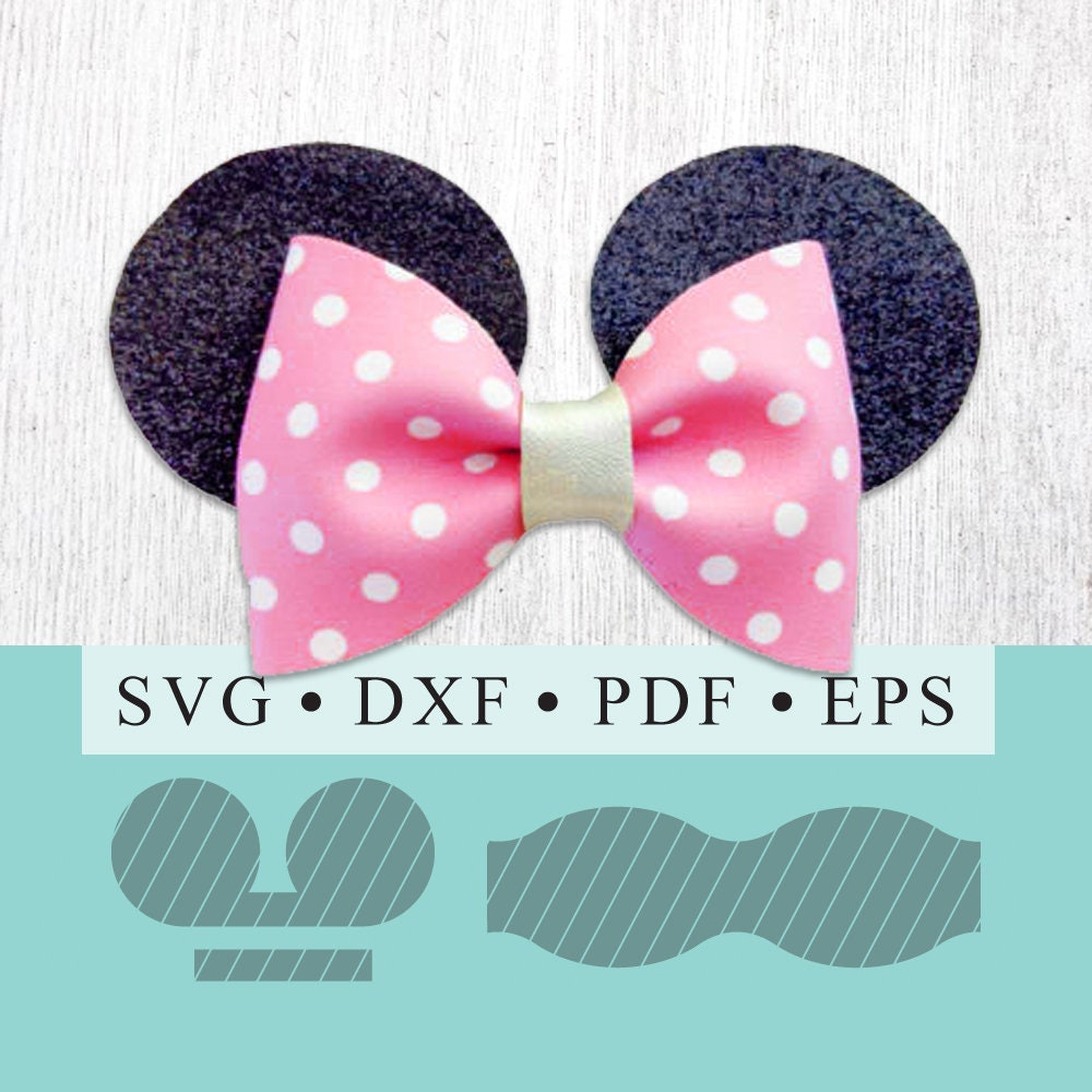 Mickey Mouse Bow Cut Outs