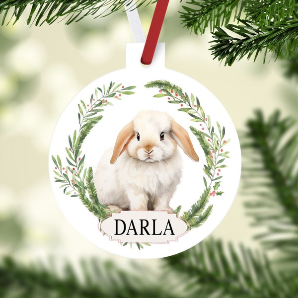 Bunny Ornament - Etsy