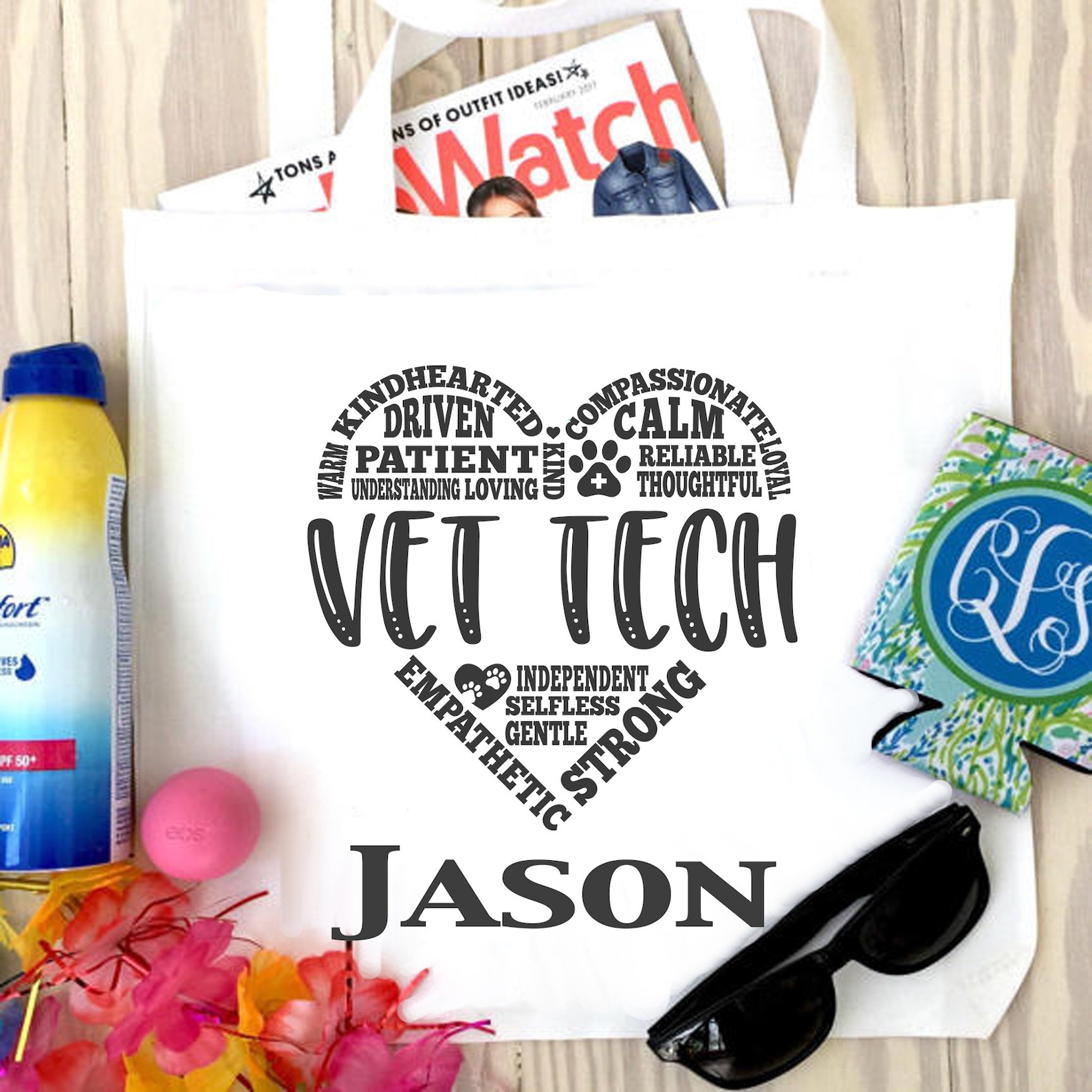 Veterinarian Tote Bag. Vet Tech Tote Bag. Personalized Vet - Etsy