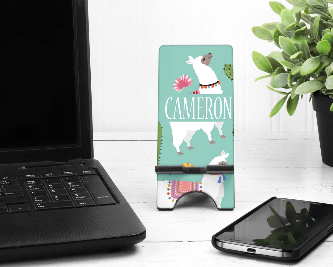 Llama Phone Stand. Personalized Llama Gift, Llama Present. - Etsy