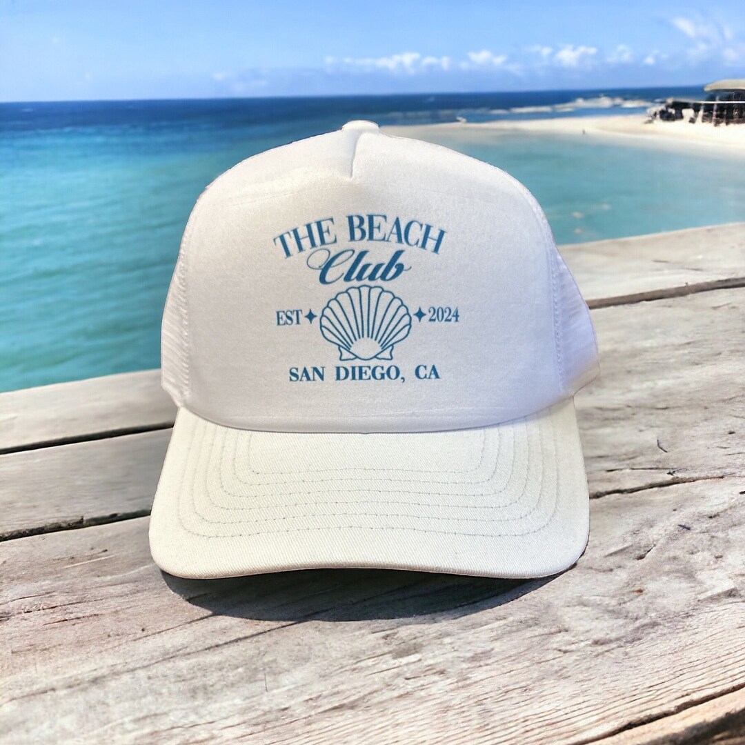 Beach Club Party Hat | Beach Bachelorette Trucker Hats | Last Toast on ...
