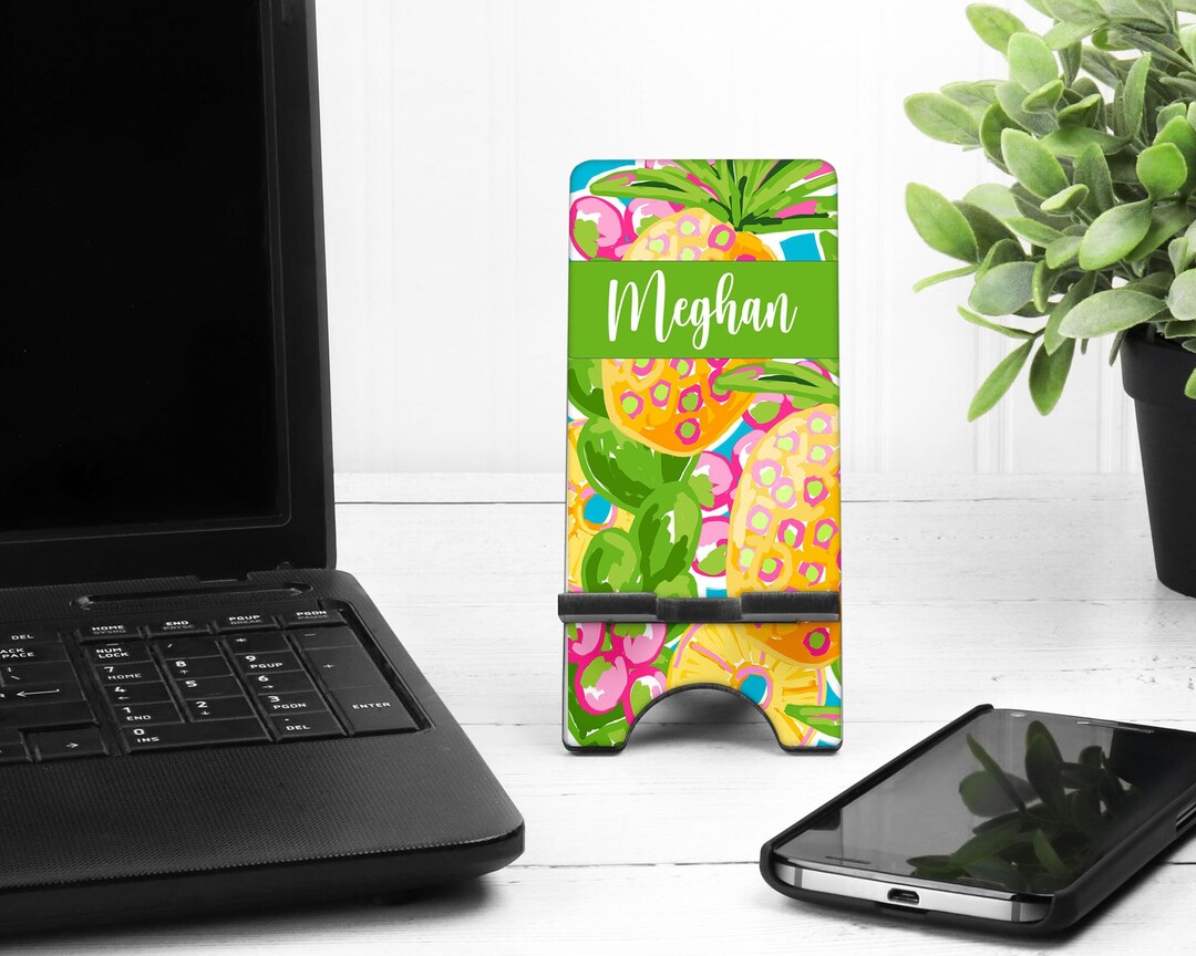 Pineapple Cell Phone Stand. Personalized Phone Stand, Great Teacher ...