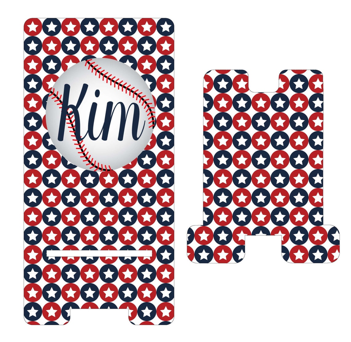 Baseball Cell Phone Stand. Custom Baseball Gift Fits Most - Etsy