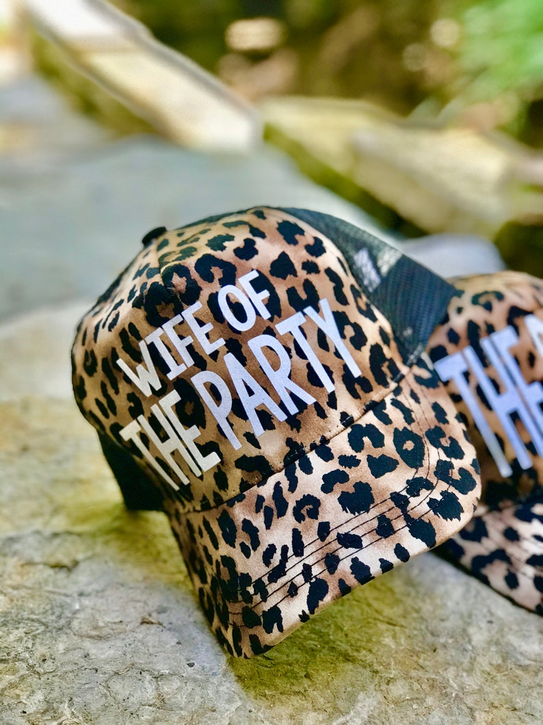 Leopard Trucker Hat Birthday Trucker Hat Bachelorette | Etsy