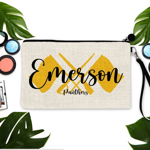 Color Guard Personalized Make up Bag. Custom Flag Core Bag. - Etsy