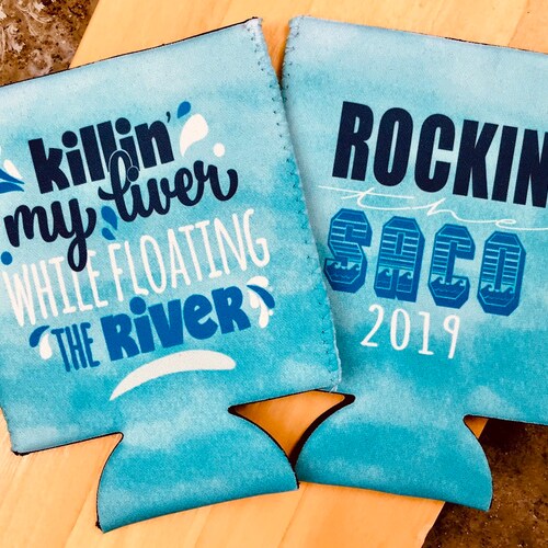 Rocking the River Party Huggers. Float Bachelorette Party - Etsy