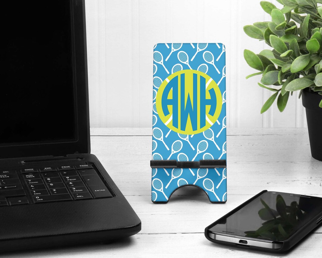 Tennis Cell Phone Stand. Custom Tennis Cell Phone Stand, Tennis Gift ...