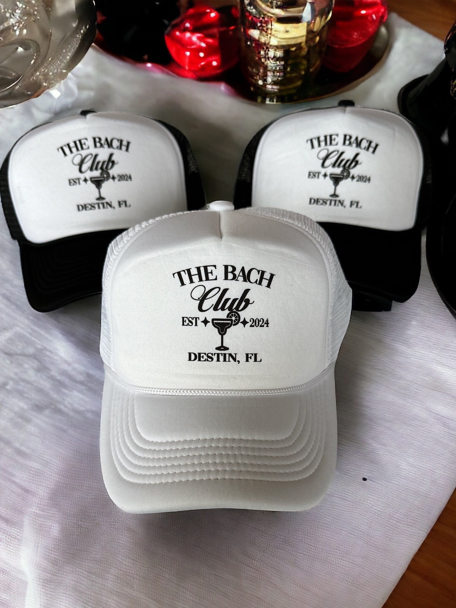 Bach Club Party Hat | Beach Bachelorette Trucker Hats | Last Toast on ...