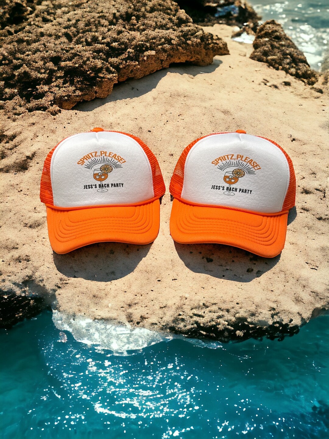 Spritz Theme Hats | Aperol Spritz Bachelorette Trucker Hats | Spritz ...