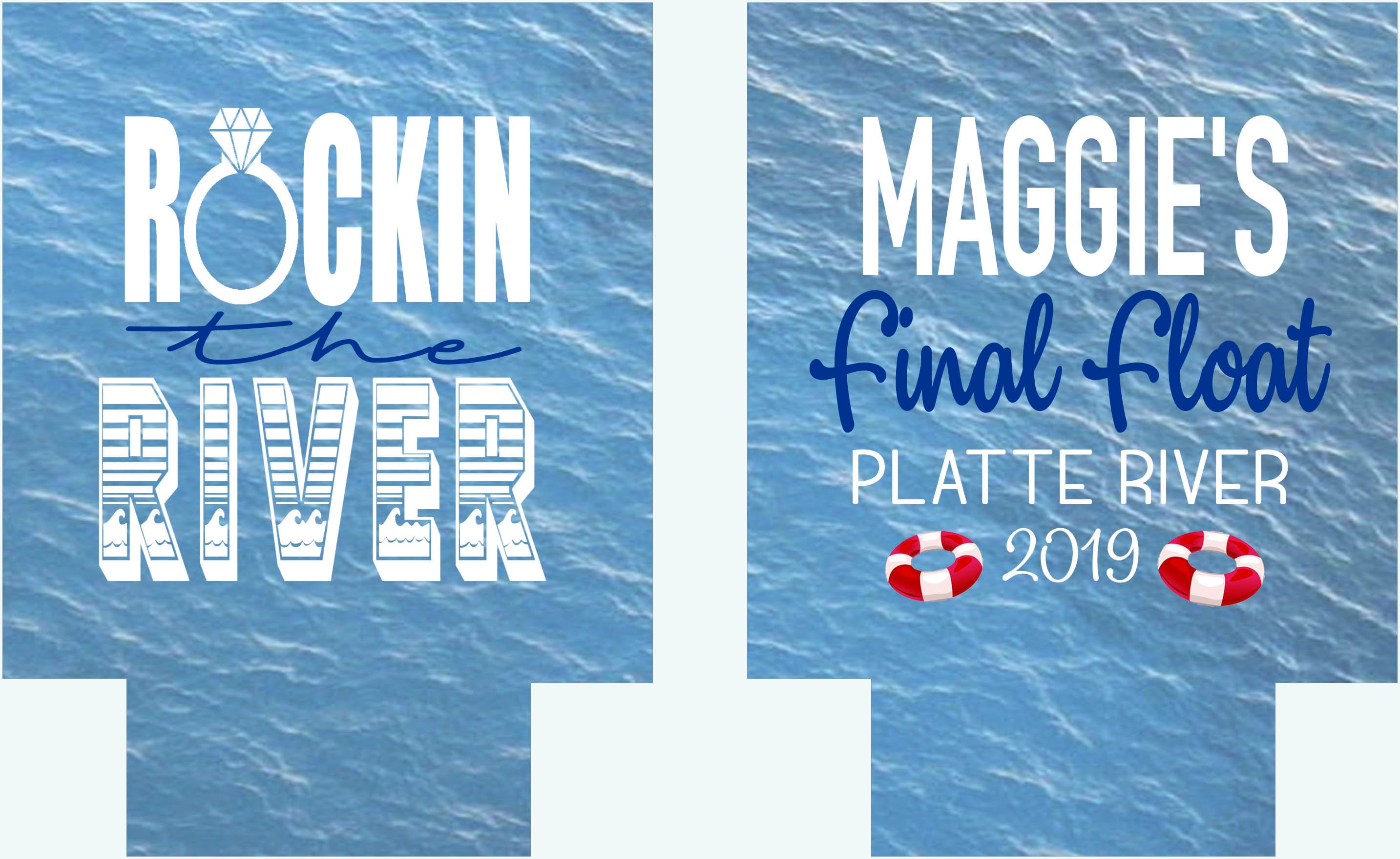 Rocking the River Party Huggers. Float Bachelorette Party | Etsy