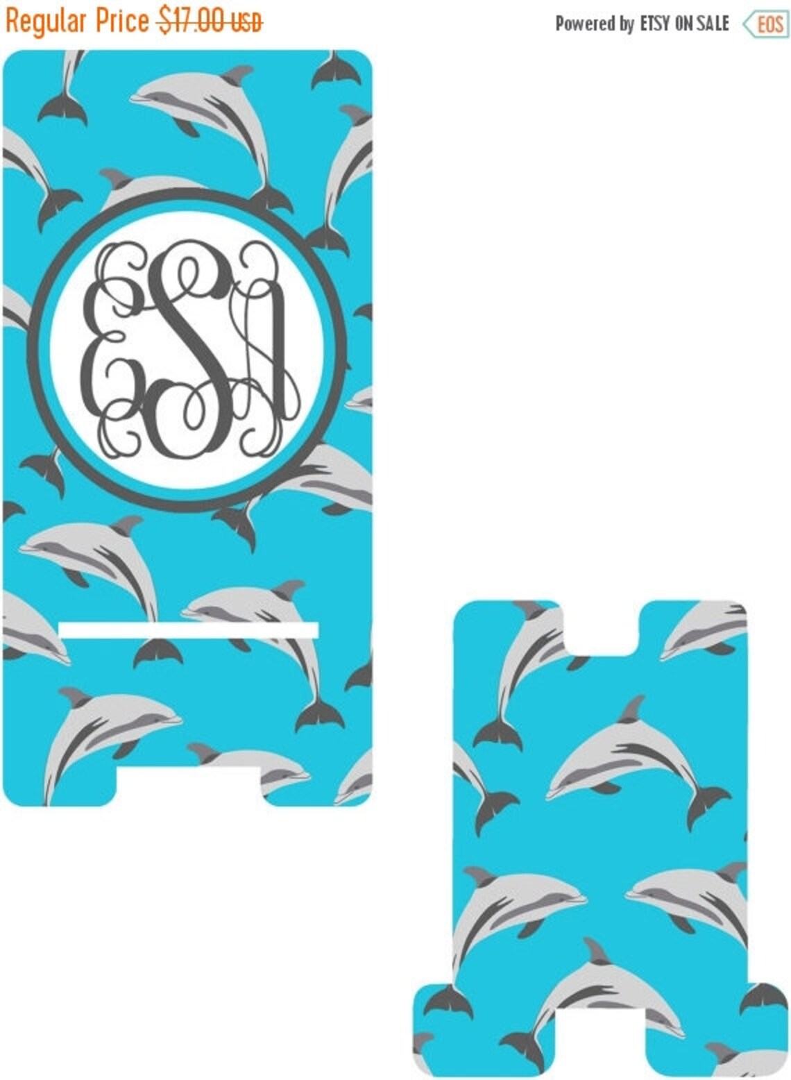 Dolphin Cell Phone Stand. Personalized Dolphin Phone Stand | Etsy