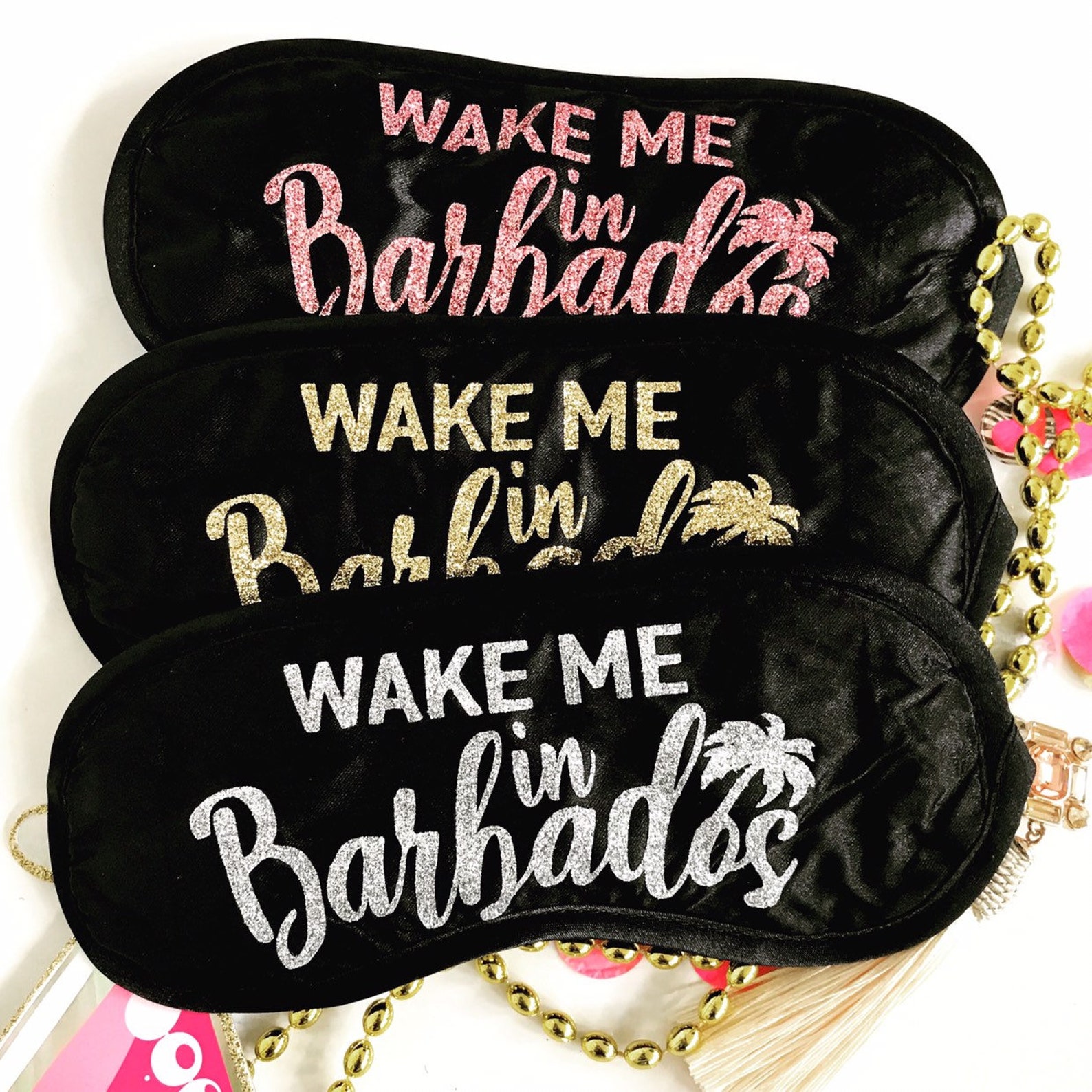 Glitter Mexico Sleep Mask Great Cabo Bachelorette or Birthday - Etsy