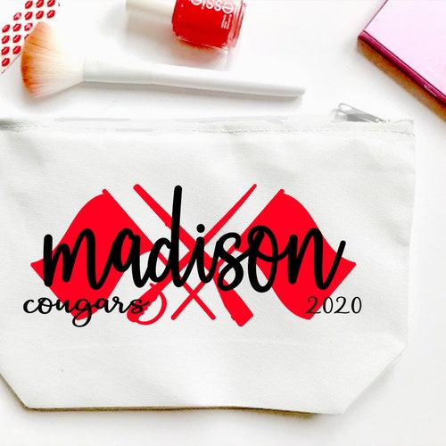 Color Guard Personalized Make up Bag. Custom Flag Core Bag. - Etsy