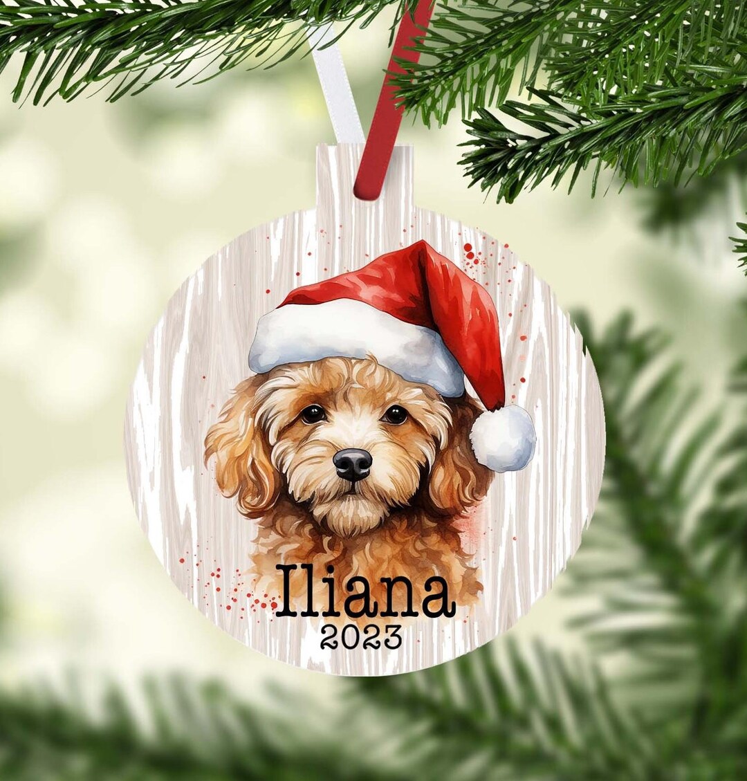 Cavapoo Ornament. Personalized Havapoo Gift! Goldendoodle Puppy ...
