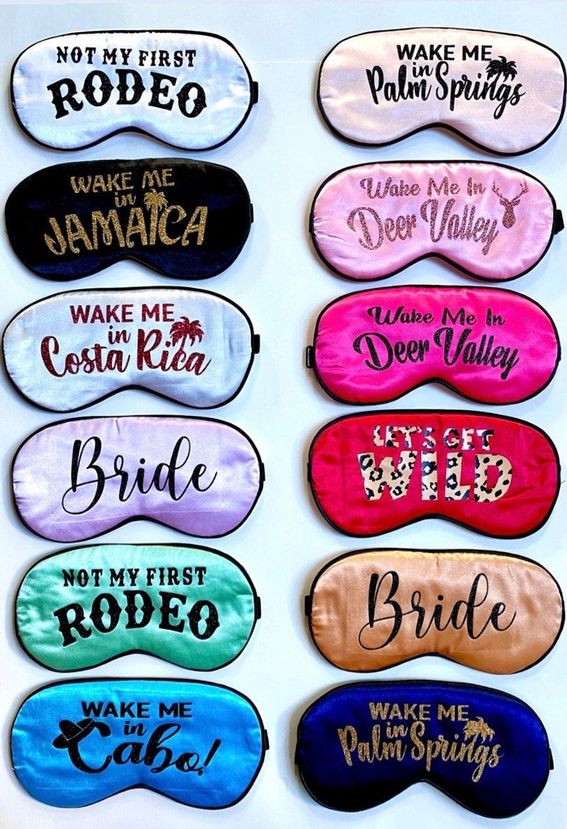 Cabo Crew Sleep Mask Cabo Bachelorette or Birthday Fiesta - Etsy
