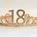 18th Birthday Tiara, 18 Birthday Headband, 18 Birthday Party Tiara ...