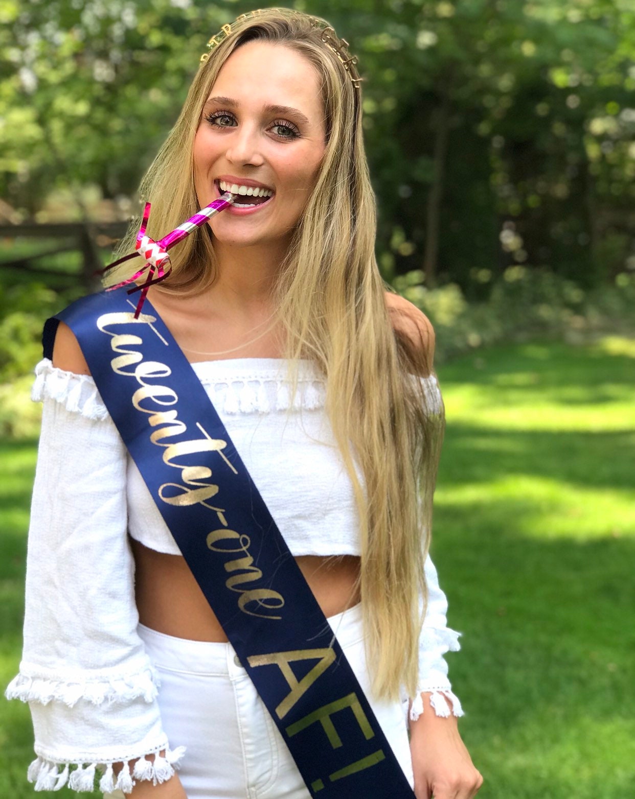 21st Birthday 4 Satin Sash. Birthday Girl Party Sash. 21 | Etsy